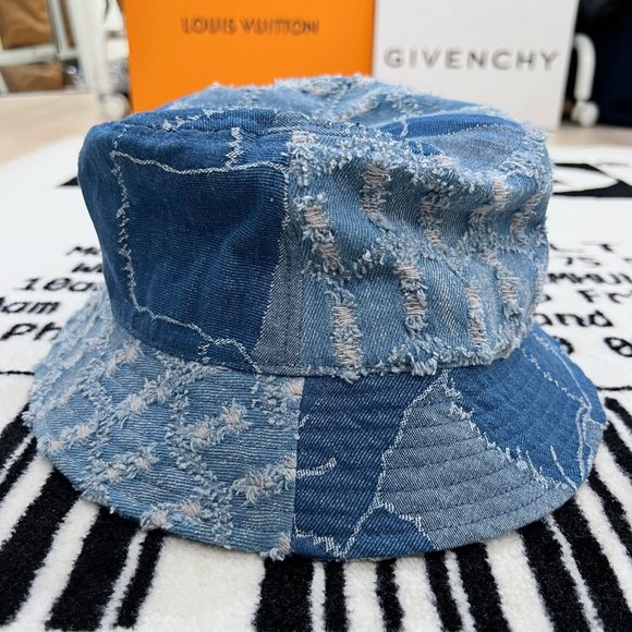 Kangol | Accessories | Kangol Distressed Denim Mashup Bucket Hat | Poshmark